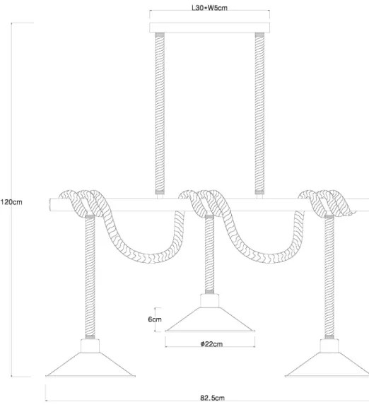 Globo 15690-3H - Lustr na lanku DIANA 3xE27/60W/230V černá