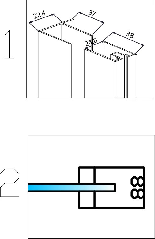 BPS-koupelny Čtvercový sprchový kout HYD-SK90B 90x90 chrom/transparent - bez vaničky