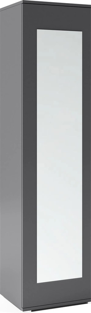 Eka Předsíňová stěna s čalouněnými panely Trinity 28 - Dub Artisan s černou / Hořčicová 2326