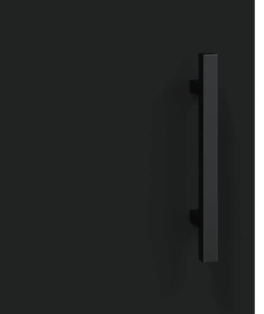 Skříň highboard černá 34,5 x 34 x 180 cm kompozitní dřevo,  3200282
