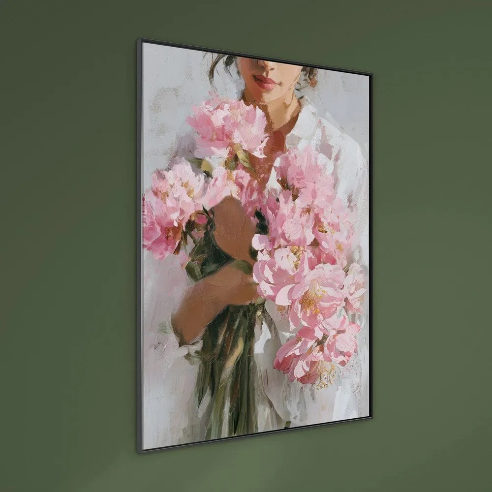Tištěný obraz s rámem/na plátně 70x100 cm Floral Embrace – Styler