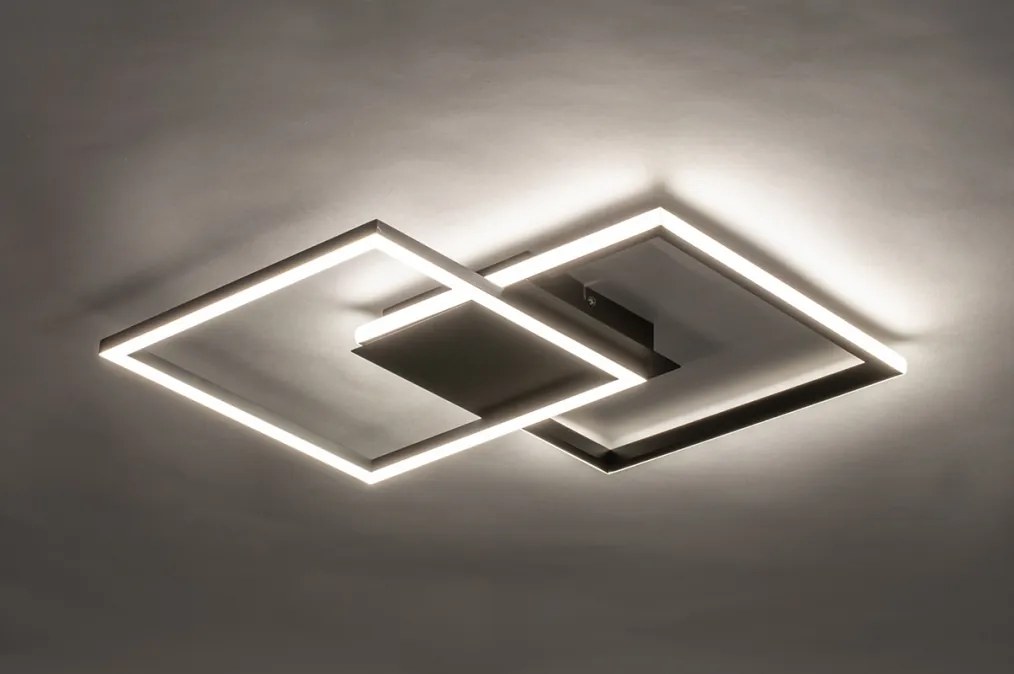 Stropní stmívatelné LED svítidlo do obýváku Canetra Black 420