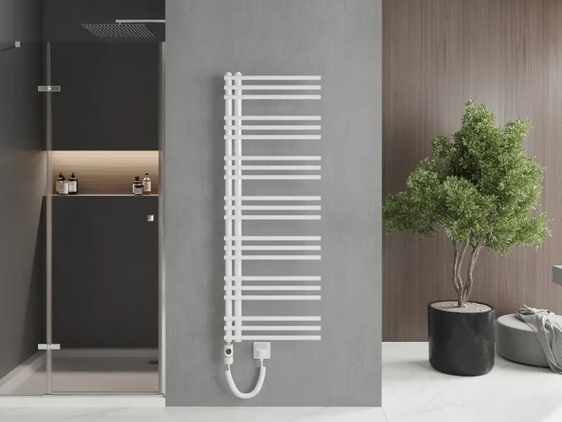 Mexen Neptun, elektrické topné těleso 1400 x 500 mm, 600 W, bílá, W101-1400-500-2600-20