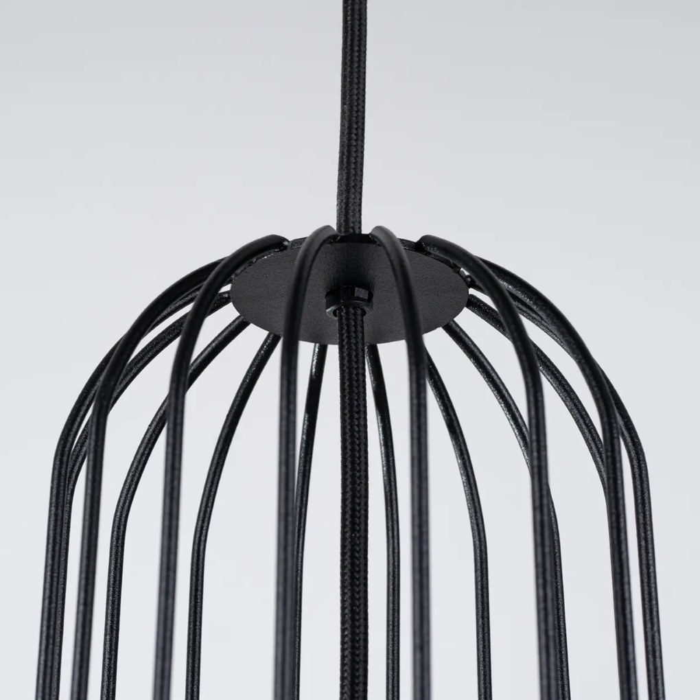 Sollux Lighting Závěsné svítidlo BRINA 3P Černá