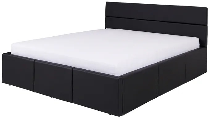 Čalouněná postel černá 160x200 cm Claus