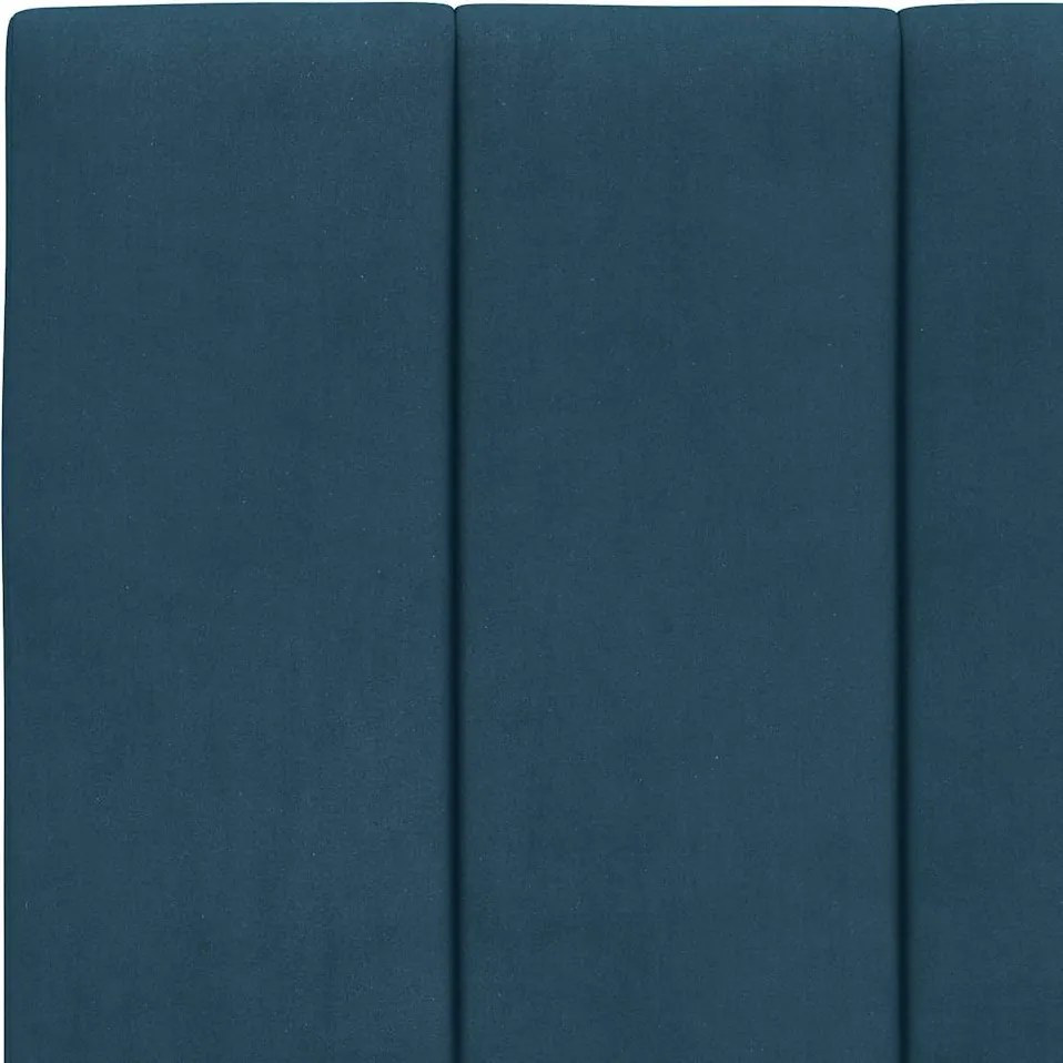 Postel s matrací Hanko modrá 90 x 190 cm samet 3208572