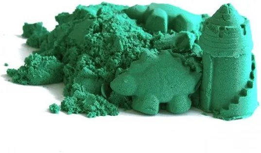 Kinetický písek zelený 2 kg - kbelík