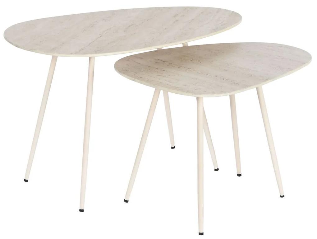 Home ESPRIT Souprava 2 stolů ESPRIT, 73 x 43 x 45 cm