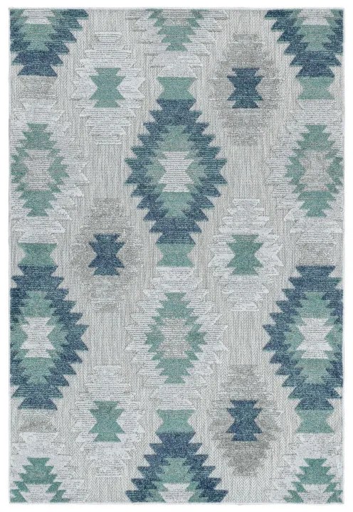 Ayyildiz, Kusový koberec Bahama 5153 Blue – na ven i na doma, 140x200, modrá, chodba / předsíň