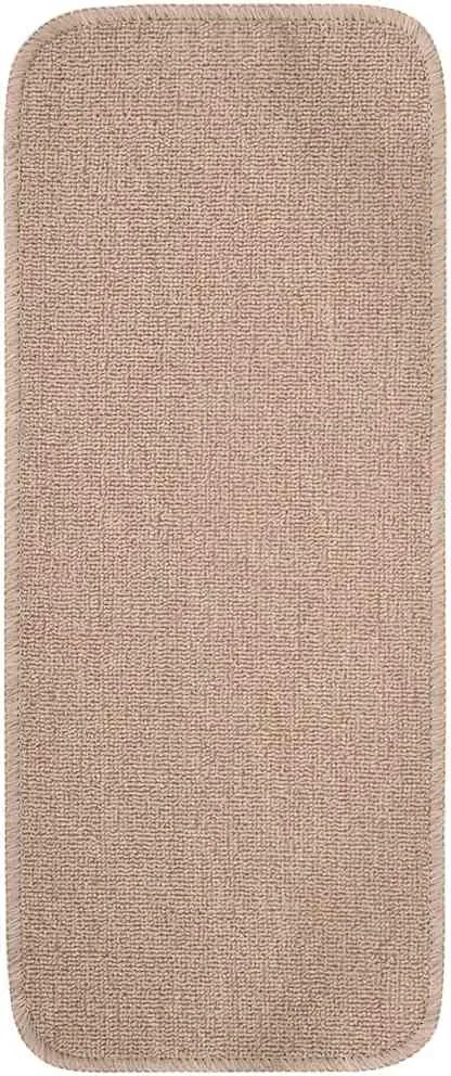 Nášlapy na schody 15 ks 60 x 25 cm béžové protiskluzové 340402