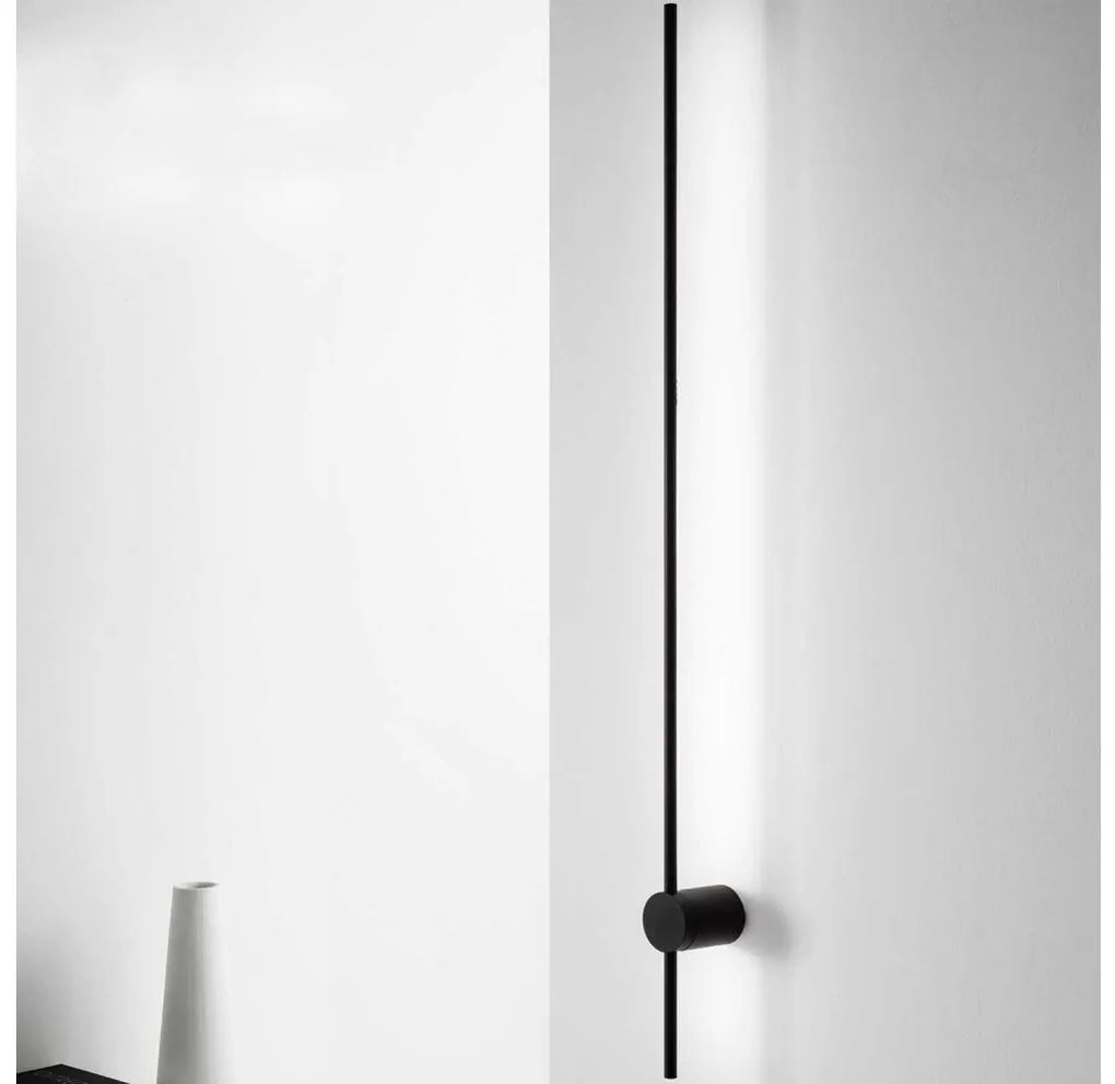 Ideal Lux - LED Nástěnné svítidlo ESSENCE LED/19W/230V 4000K 124 cm CRI 90 černá