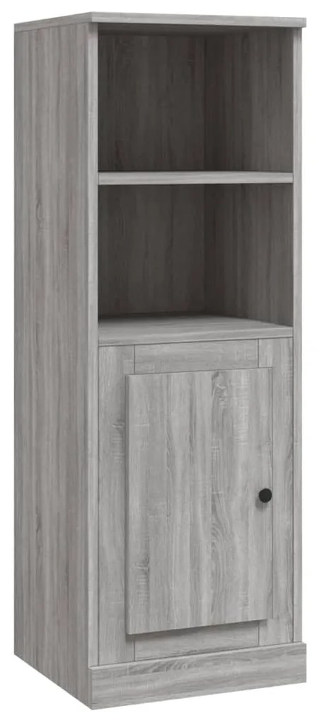 vidaXL Skříň highboard šedá sonoma 36 x 35,5 x 103,5 kompozitní dřevo