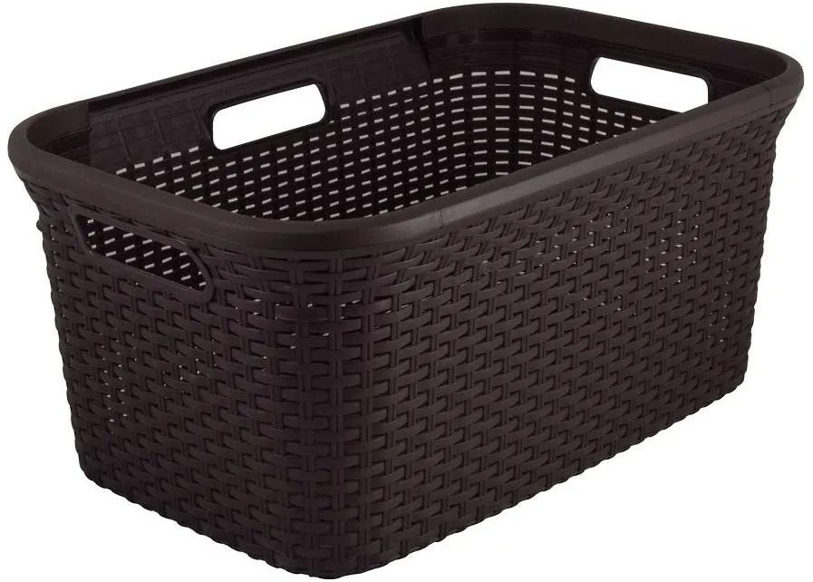 Koš na prádlo curver rattan 45l 00708-210