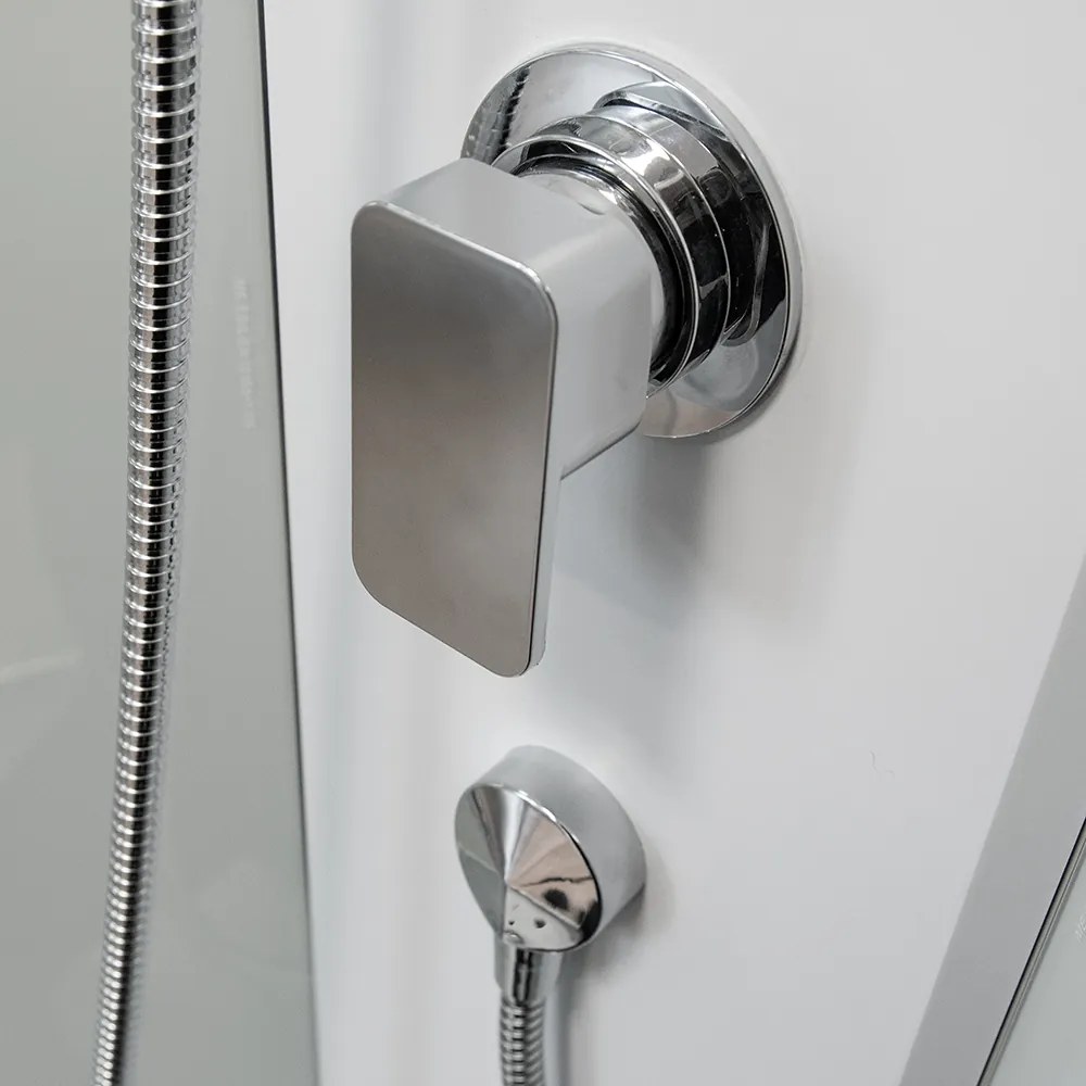 Roltechnik Outlet Čtvrtkruhový sprchový box NOVA Varianta: rozměry: 90x90 cm - (NOVA-900 - 4000943), Barva profilů a typ výplně: profily: brillant, výplň: Matt glass