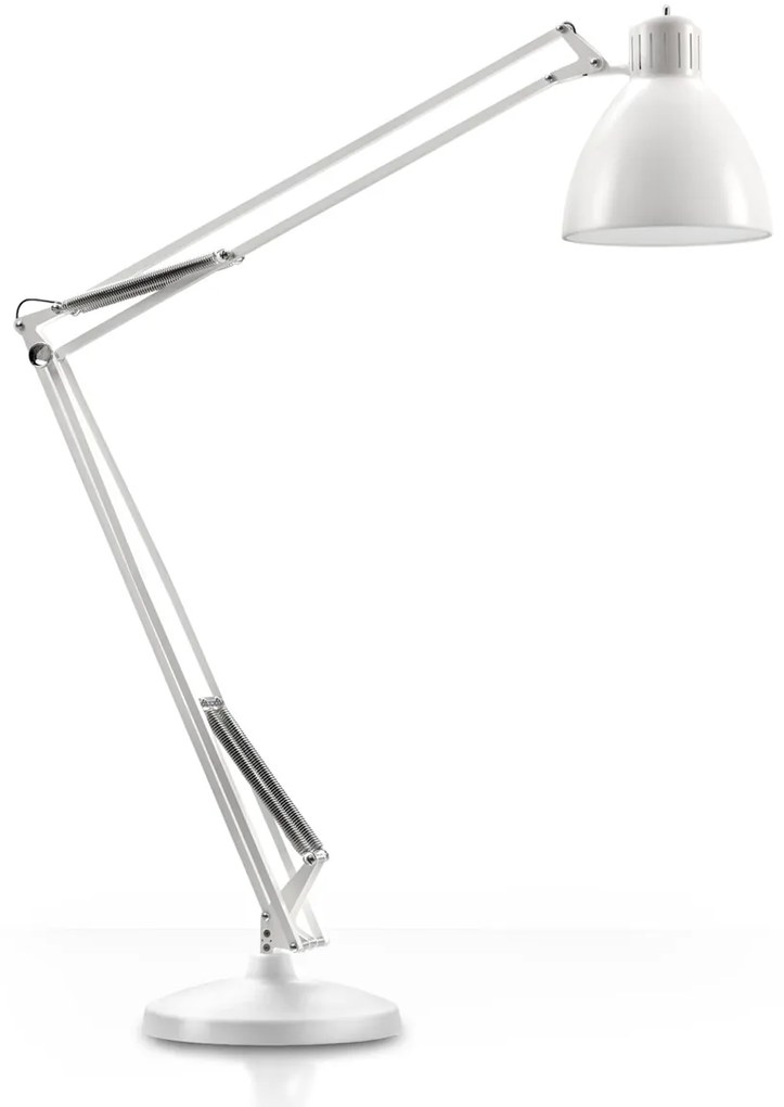 Leucos 0011140 JJ Great, bílá stojací lampa se stmívačem, 1x45W LED 2700/3000K, výška 285cm