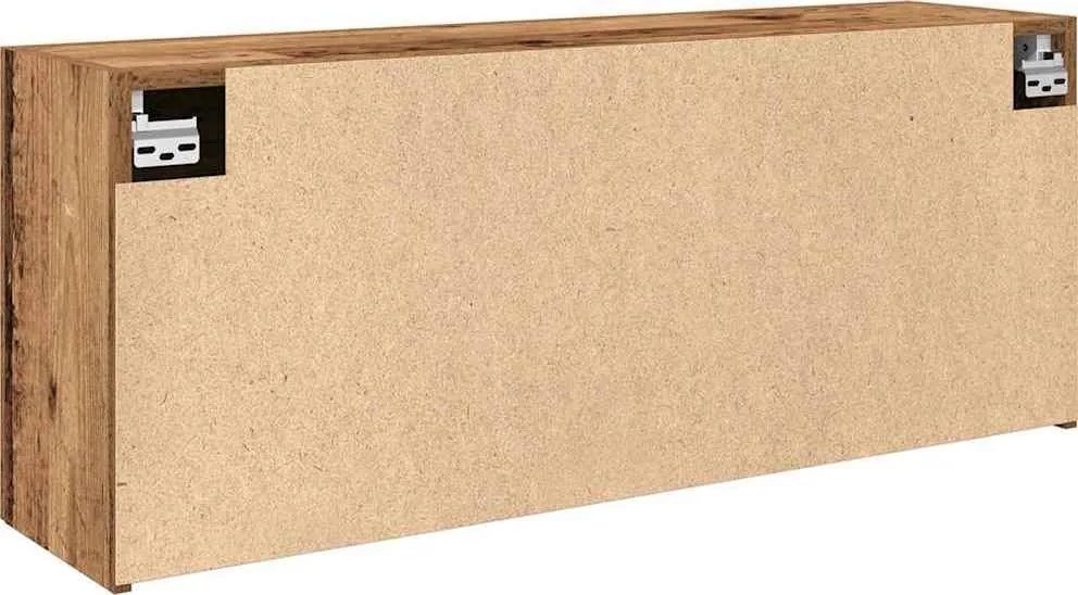 vidaXL Koupelnová nástěnná skříňka 100x25x40 cm kompozitní dřevo [860109] Barva: kouřový dub