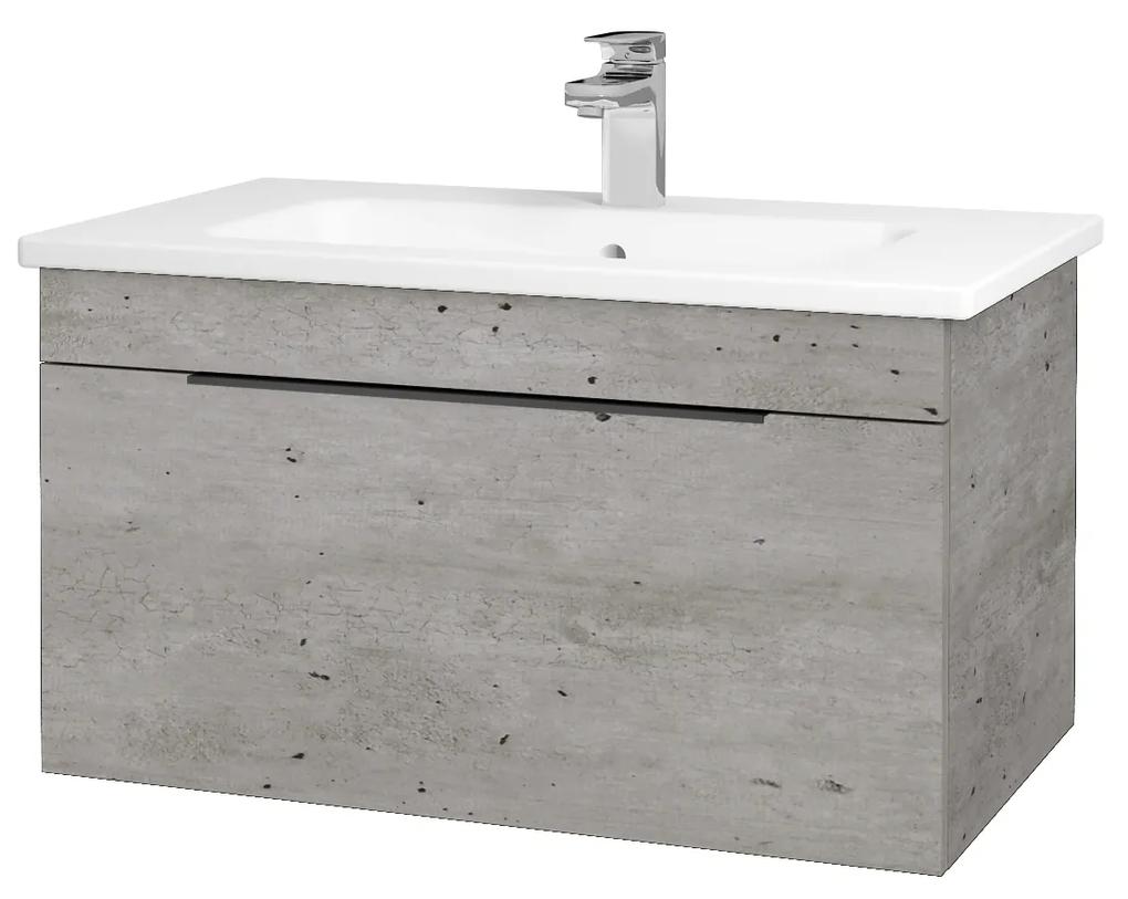 Dřevojas Koupelnová skříň ASTON SZZ 80 Varianta: N07 Stone / Úchytka T01 / N07 Stone