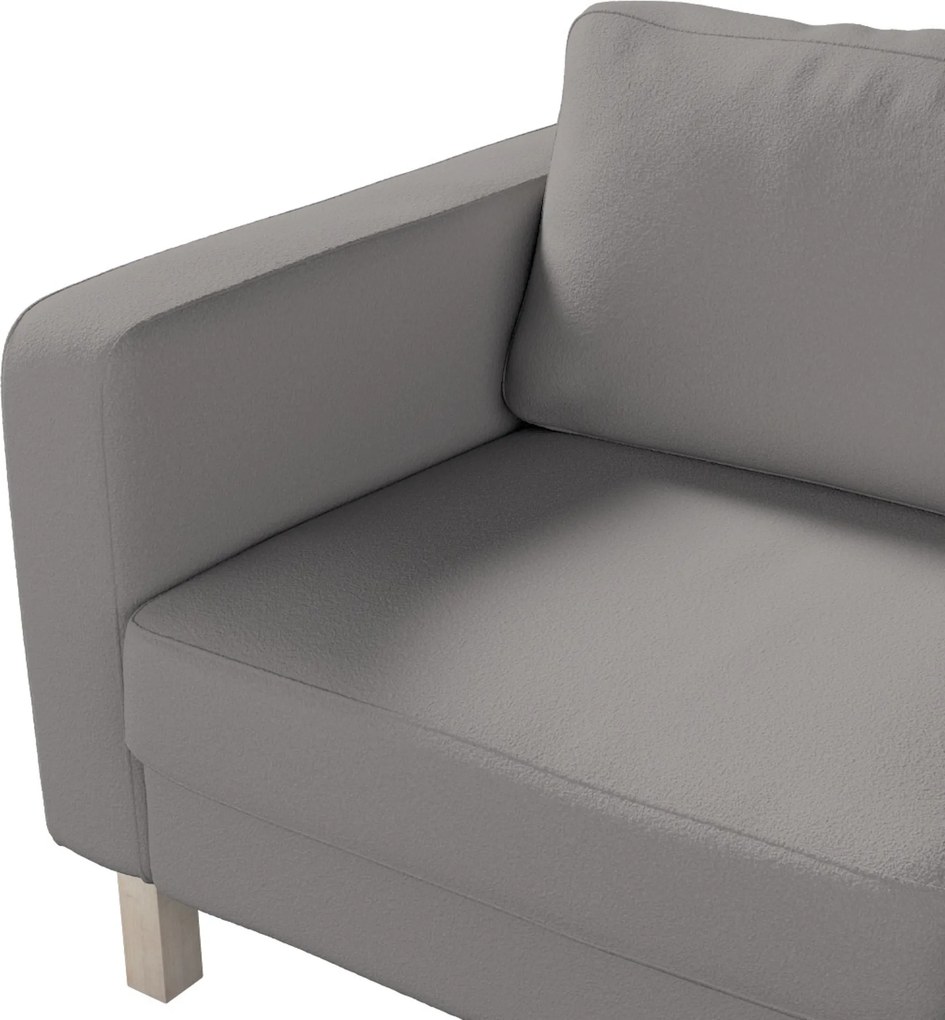 Potah na pohovku IKEA Karlstad 2-místná, nerozkládací, krátký barva béžová látka pletený vzor
