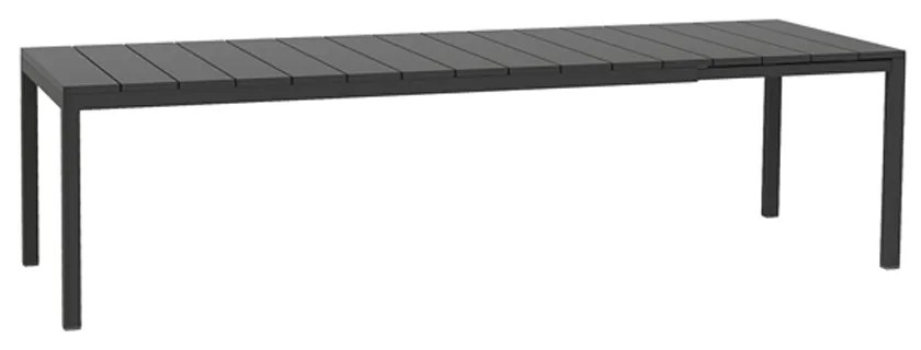 Nardi Rozkládací aluminiový stůl RIO ALU 140 Odstín: Antracite - Černá