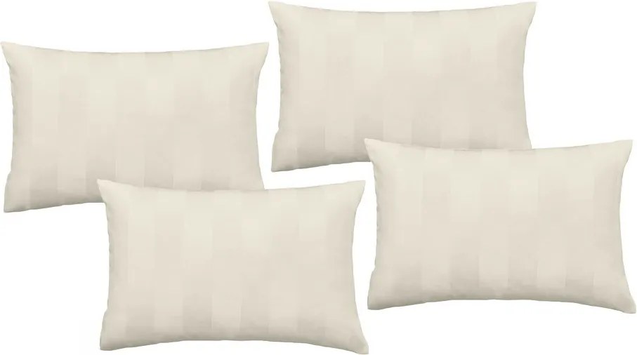 Saténové povlaky na polštáře v sadě 4 ks 75x50 cm So Soft Satin Stripe – Catherine Lansfield