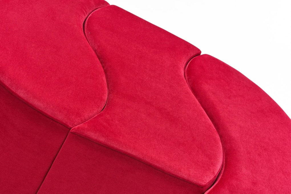 Atelier del Sofa Taburet Alya Puf - Red, Červená