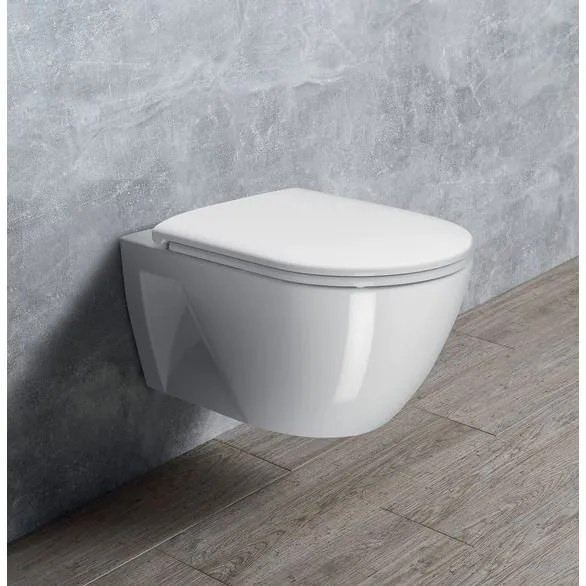 GSI Pura WC závěsné Swirlflush 36 x 55 cm, bílá ExtraGlaze 880711