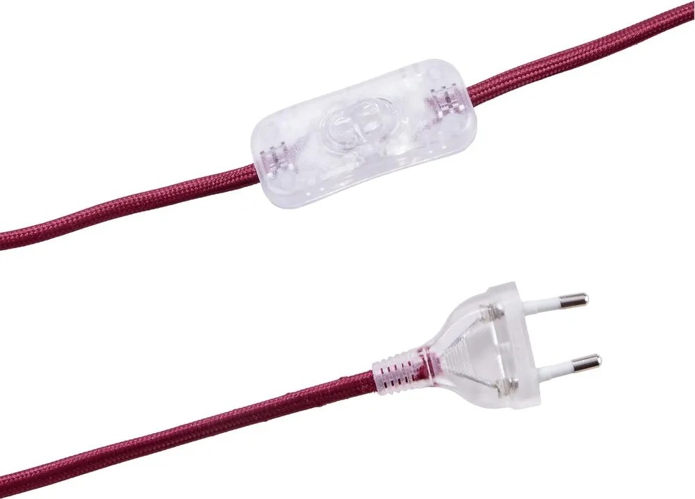 LOOMY Stolní lampa - tm. červená