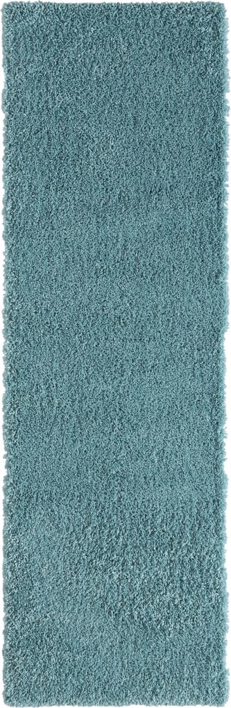 My Flair, Běhoun My Shaggy hellblau, 80x250, modrá, chodba / předsíň