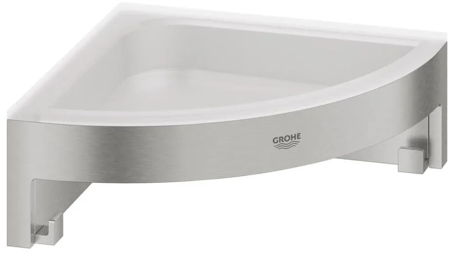 GROHE 41106DC0 - Rohová sprchová polička START CUBE 200 x 200 x 60 mm nerez 41106DC0
