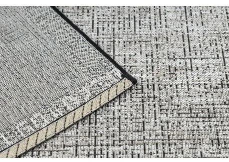 Dywany Luszczow Kusový koberec SIZAL FLOORLUX 20401 vzor rámu stříbrný / Černá Rozměr koberce: 240 x 330 cm