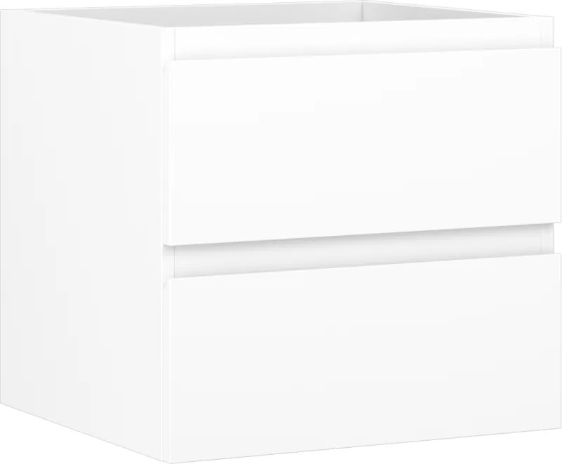 Mexen Orio, koupelnová skříňka 50 cm, 2 zásuvky, bílá matná, 91A10-05047-2-BFF01