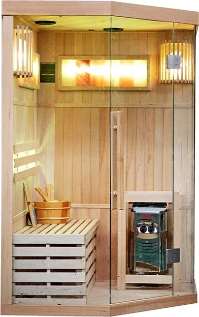 BPS-koupelny Finská sauna Relax HYD-3939 120x120, 1-2 osoby