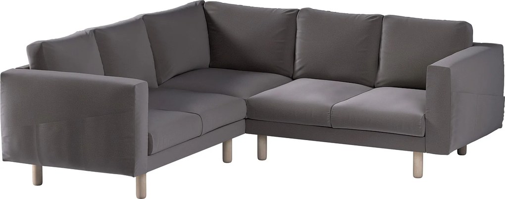 Potah na pohovku IKEA Norsborg rohová 4-místná barva hnědá látka sametová