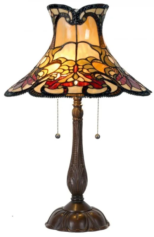 Stolní lampa Tiffany Lijsbeth – 51x66 cm