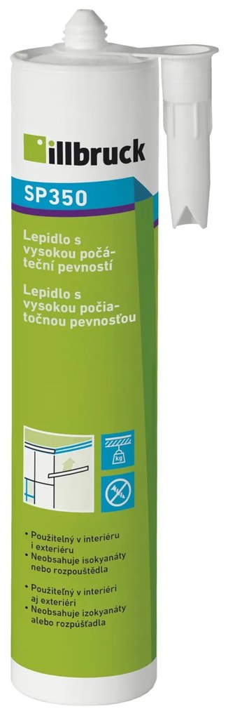 Illbruck SP350 HIGH TACK PRO lepidlo s vysokou počáteční pevností 310ml, bílé