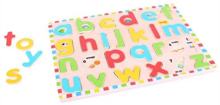 Bigjigs Toys Anglická malá abeceda s obrázky