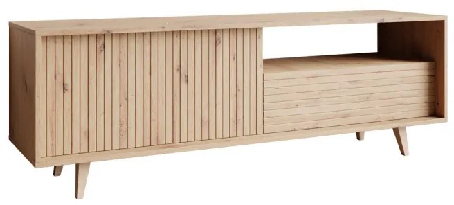 TV stolek/skříňka Trikso 1K1SZ, Barva dřeva: dub artisan