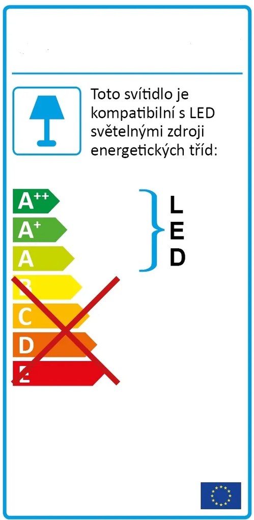 ACA DECOR Přisazené svítidlo GOZO max. 3xLED 13W/E27/230V/IP20