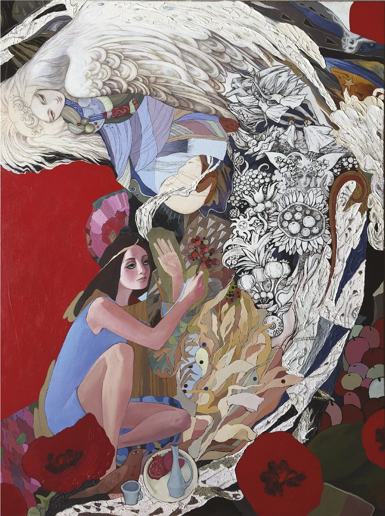 Yulia Novikova | Rajská zahrada Rám: Bez rámu, Velikost: 40 x 30 cm