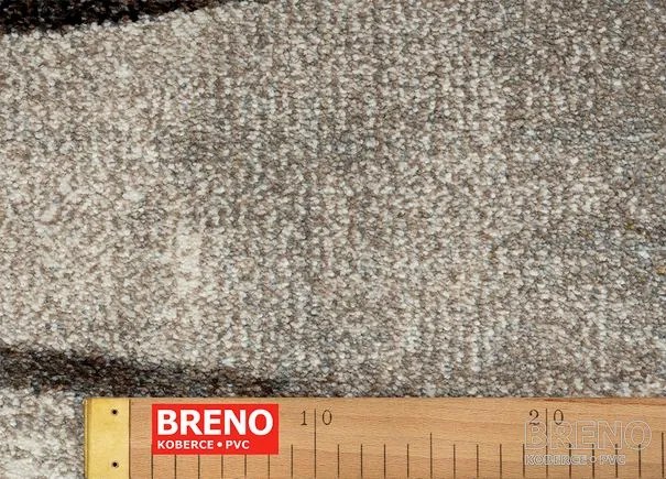Breno Kusový koberec DIAMOND 24166/795, 140x200 cm, Hnědá/Vícebarevné