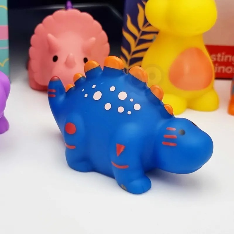 Tooky Toy Dřevěná vzdělávací pyramida z kostek pro děti dinosauři