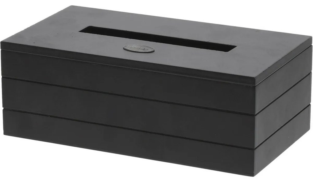 Box na kapesníky Beatty černá, 25 x 13,5 x 9 cm