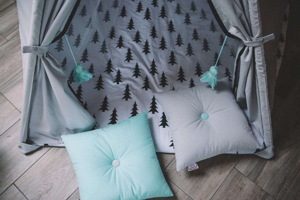 Vigvam design Teepee Gray &amp; Colors - ČTVERCOVÉ BEZ DOPLŇKŮ