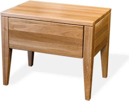 Noční stolek NS 230 dubový masiv  (na výběr více variant)