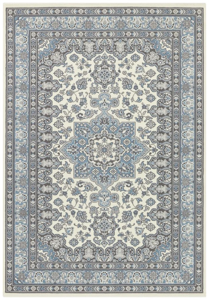 Hanse Home, Kusový koberec Mirkan 104442 Cream/Skyblue, 160x230, modrá, chodba / předsíň