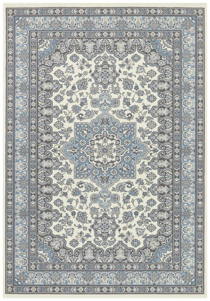 Nouristan - Hanse Home koberce Kusový koberec Mirkan 104442 Cream/Skyblue - 80x150 cm