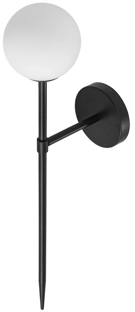 Toolight - nástěnná černá lampa 52cm APP577-1W, černá, OSW-08755