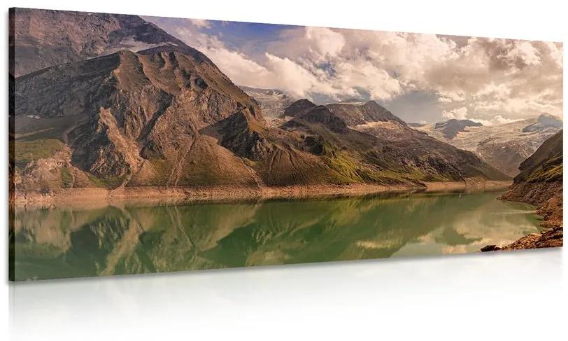 Obraz jezero v horách Varianta: 100x50