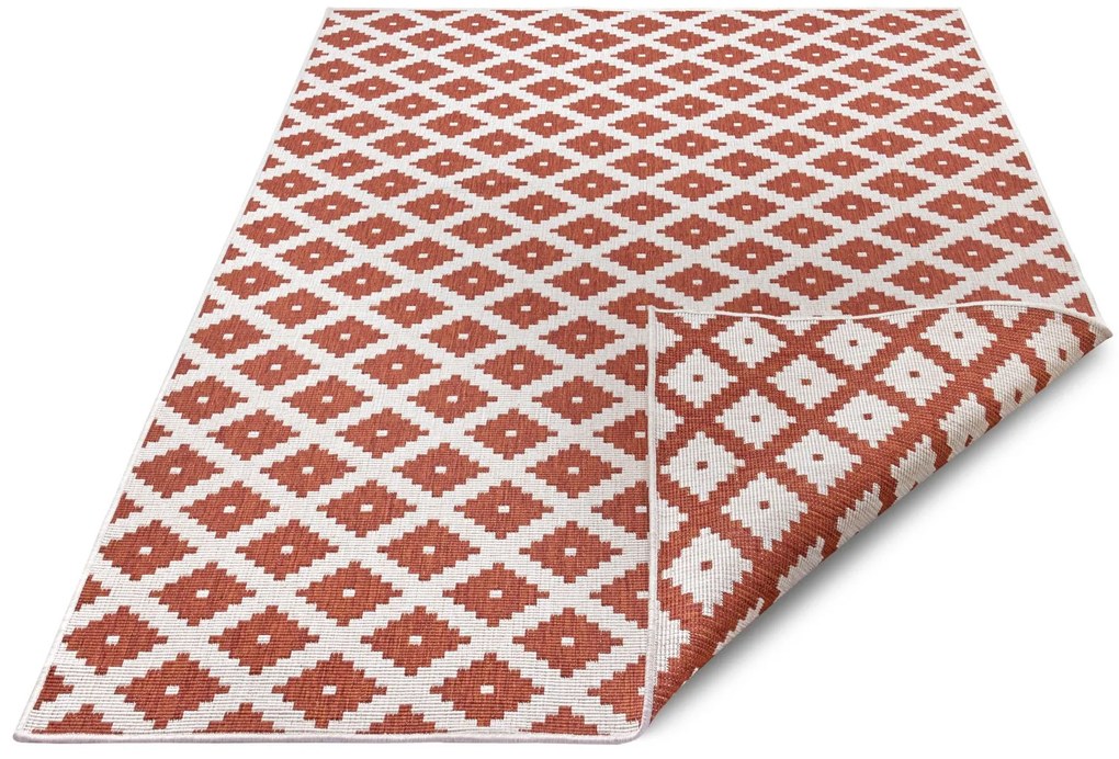 NORTHRUGS - Hanse Home koberce Kusový koberec Twin-Wendeteppiche 105464 Cayenne – na ven i na doma - 200x290 cm