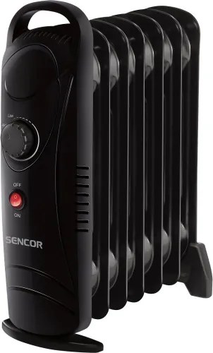 Olejový radiátor SENCOR SOH 2107BK černý 700W